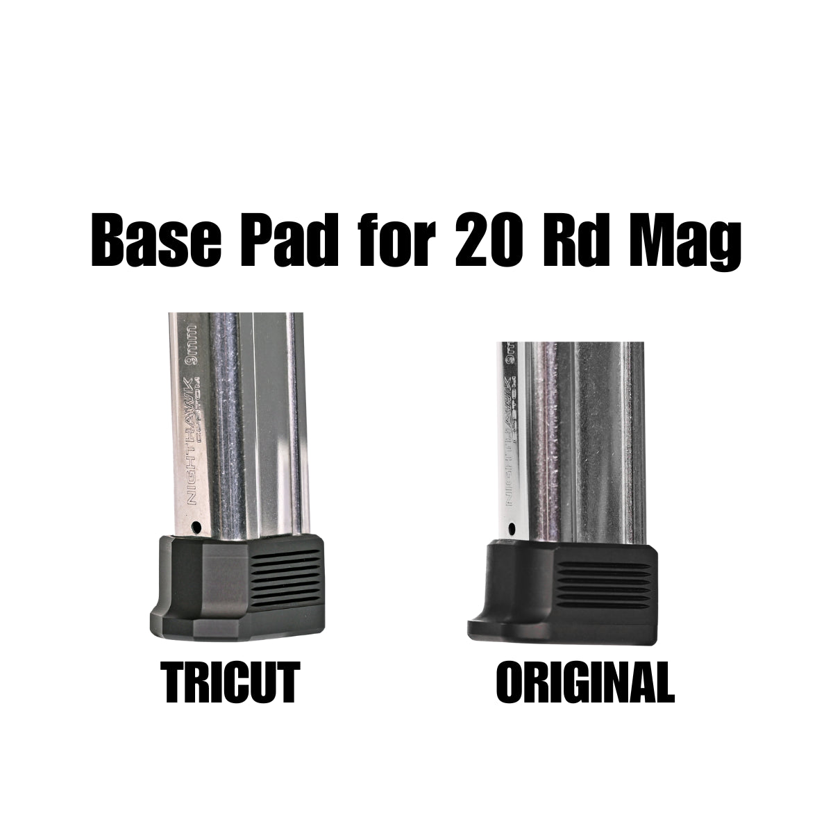 BASE PADS FOR STACCATO 20RD / 140MM MAGAZINES – Continuous Precision